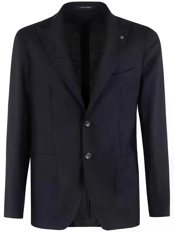 Tagliatore Patch Pocket Blazer - Blue
