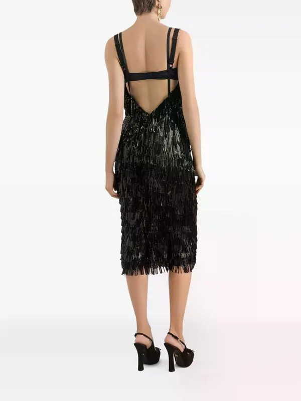 Dolce & Gabbana Sequinned Midi Dress