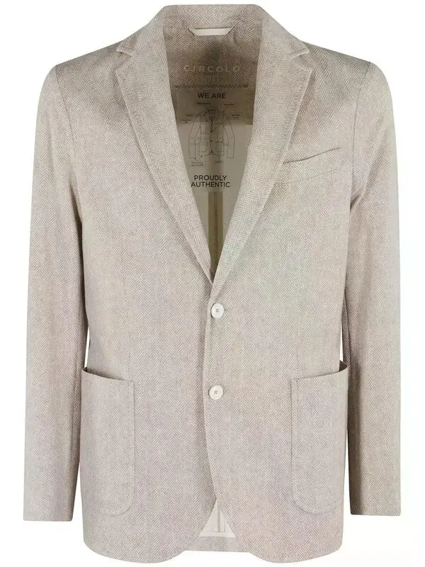 CIRCOLO 1901 Patch Pocket Blazer - Neutrals