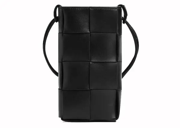 Bottega Veneta Mini Cassette Crossbody - Black
