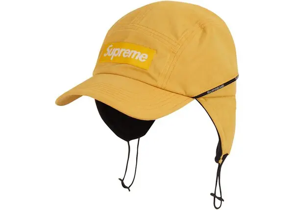Supreme Packable Earflap Camp Cap - Yellow
