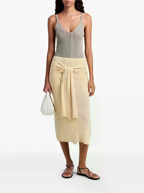 Proenza Schouler White Label Phelan Midi Dress - Neutrals