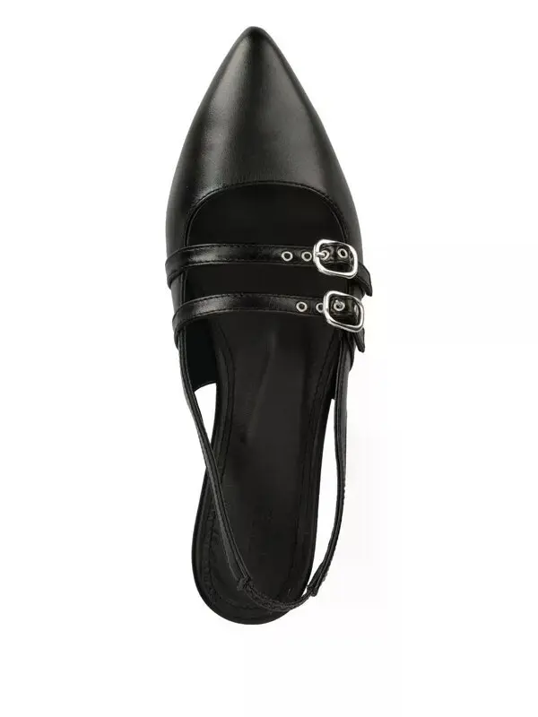 ALOHAS Leather Ballerina Shoes