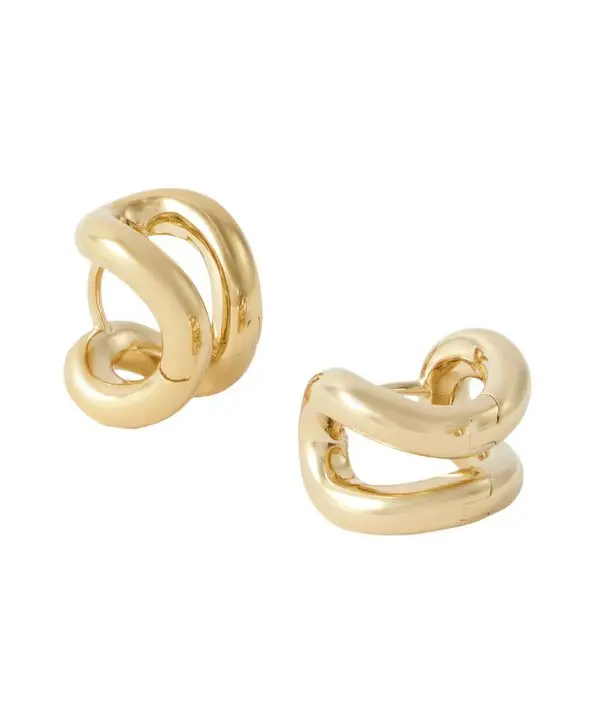 Lié Studio The Asta -plated Hoop Earrings - Gold