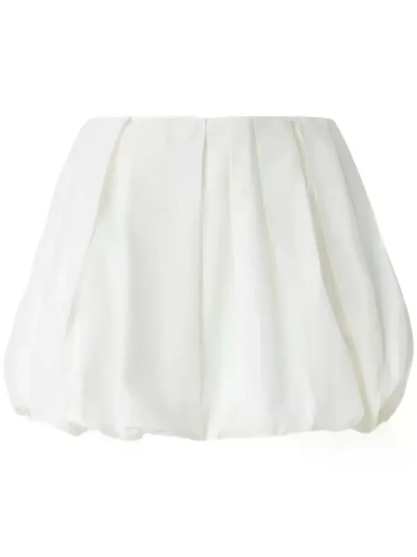 Pinko Pleated Bubble Skirt - White