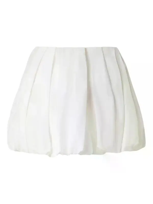Pinko Pleated Bubble Skirt - White