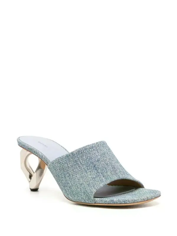 JW Anderson 80mm Chain-heel Sandals