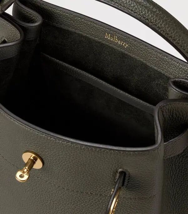 Mulberry Leather Islington Bucket Bag - Green