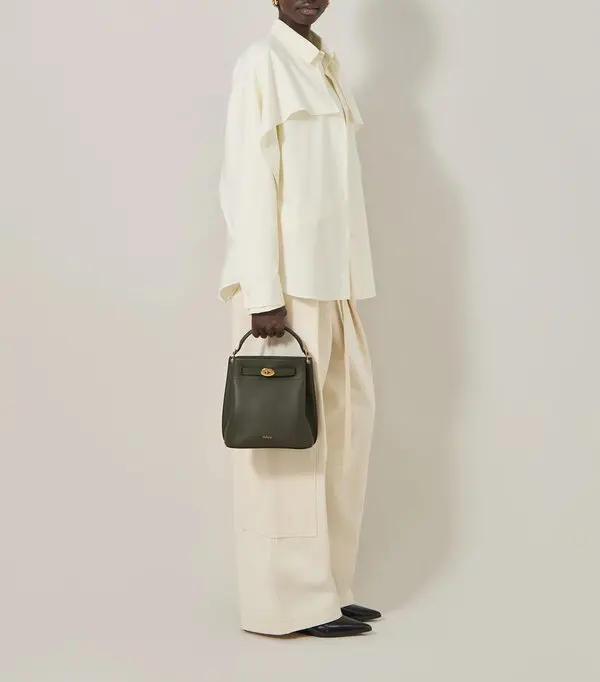 Mulberry Leather Islington Bucket Bag - Green