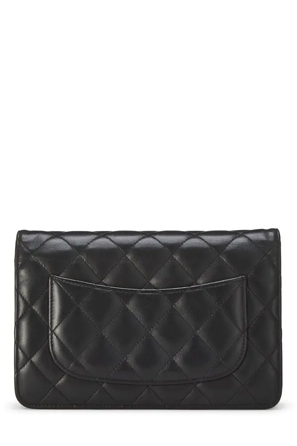 Chanel Calfskin Classic Quilted Wallet On Chain