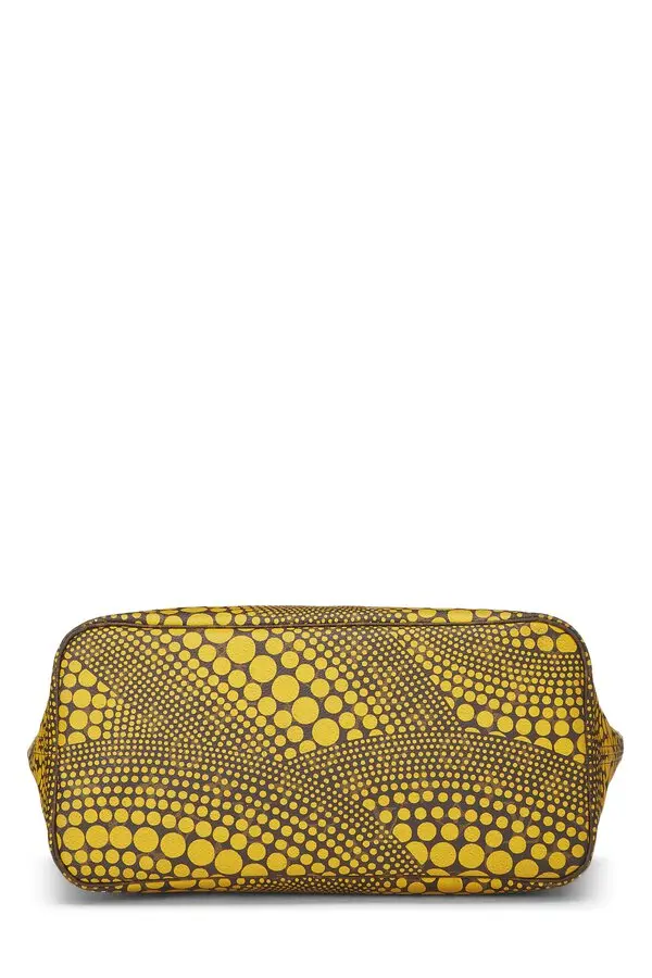 LOUIS VUITTON Yayoi Kusama X Monogram Dots Infinity Neverfull Tote - Yellow