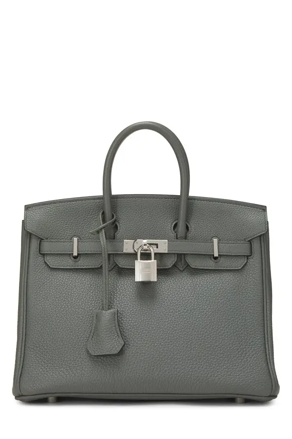 Hermès - Hermès Vert Amande Togo Birkin 25