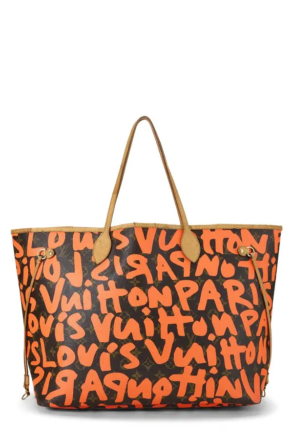 LOUIS VUITTON Stephen Sprouse X Graffiti Tote - Orange