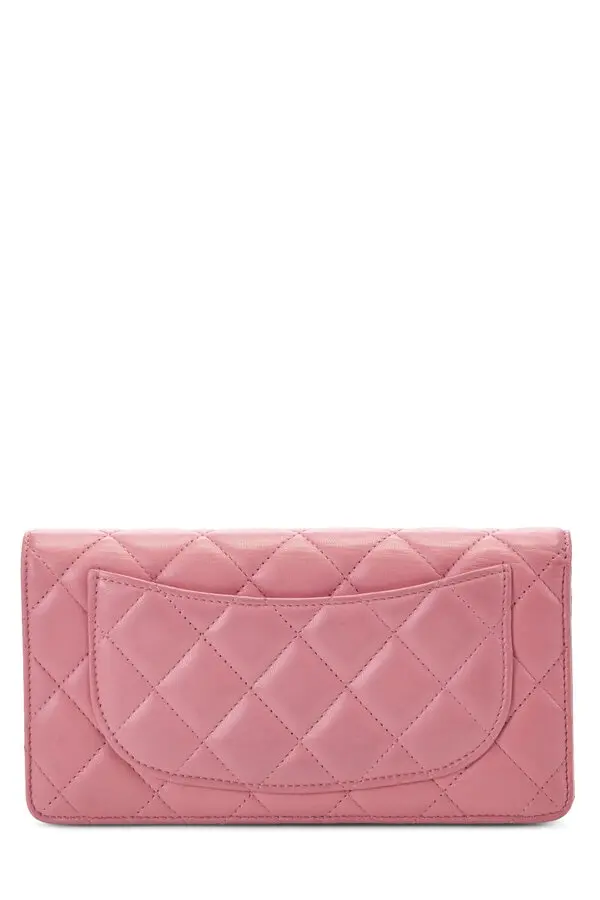Chanel Quilted Lambskin Classic Long Yen Wallet