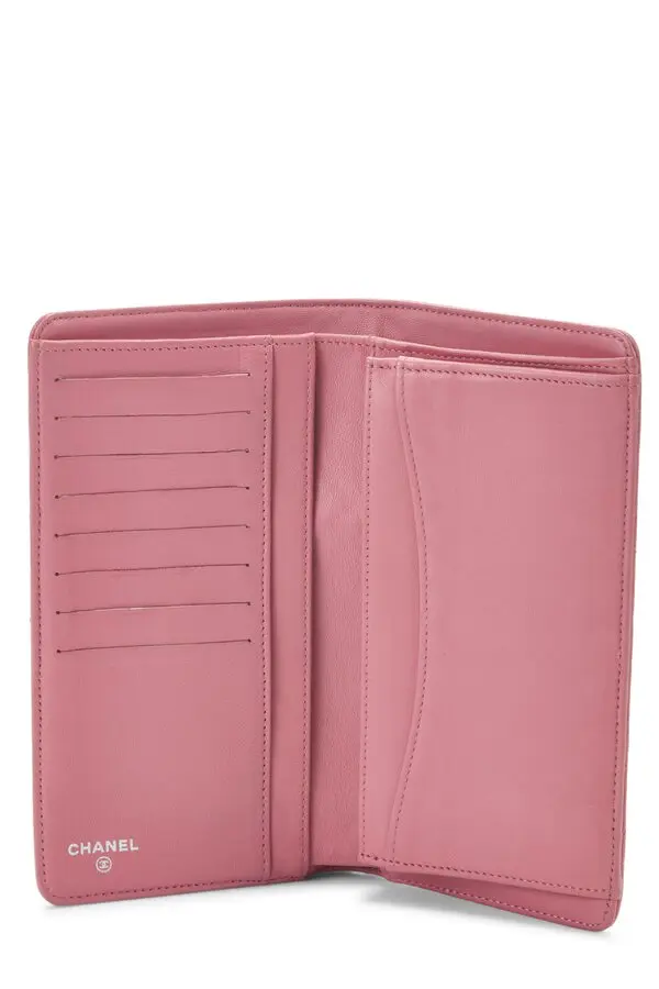 Chanel Quilted Lambskin Classic Long Yen Wallet