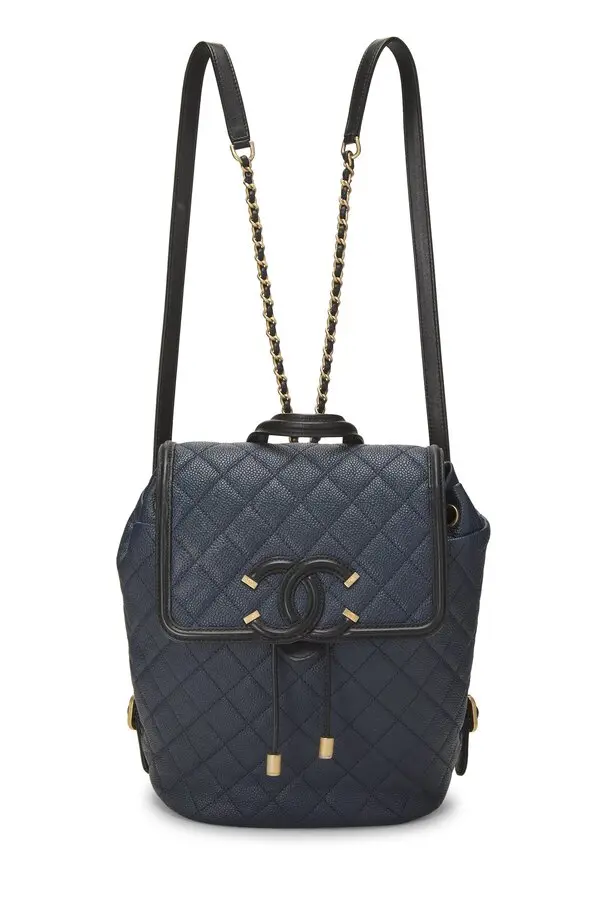 Chanel Caviar Filigree Backpack