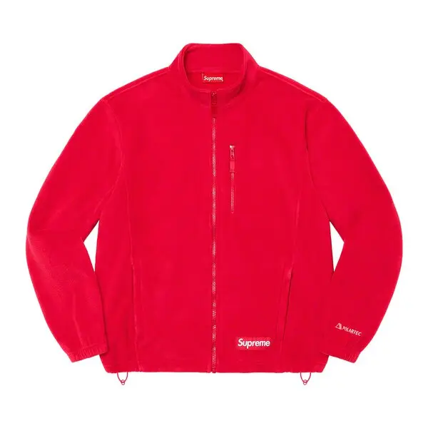 Supreme X Polartec Zip Jacket - Red