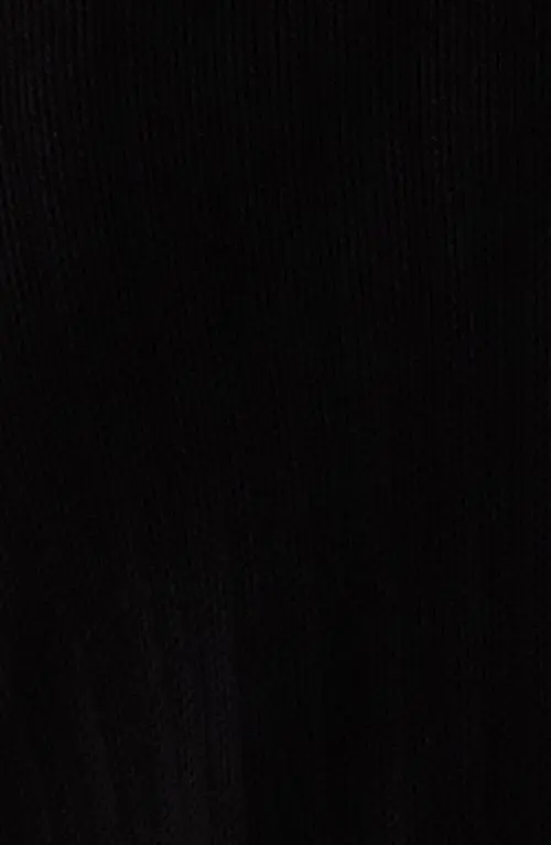 THE NORMAL BRAND Robles Textured Knit Polo - Black