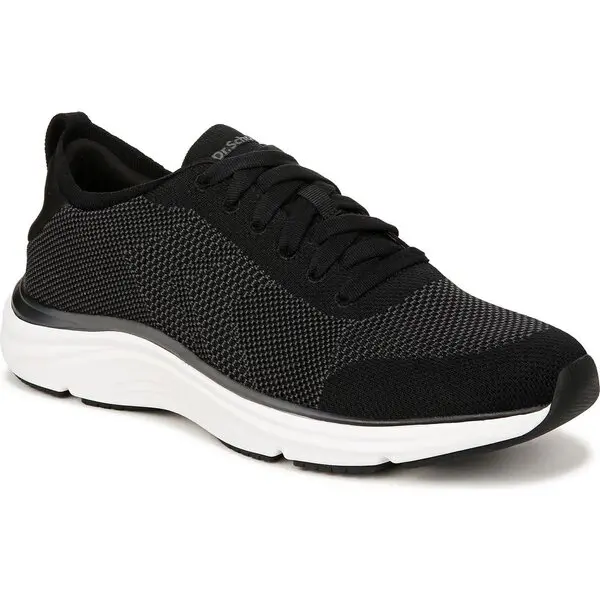 Dr. Scholl'S Plantar Fasciitis Leather Sneakers - Black
