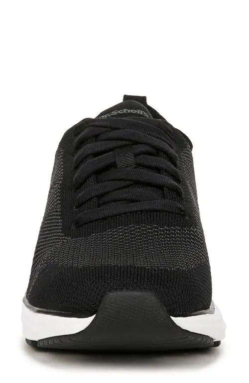 Dr. Scholl'S Plantar Fasciitis Leather Sneakers - Black