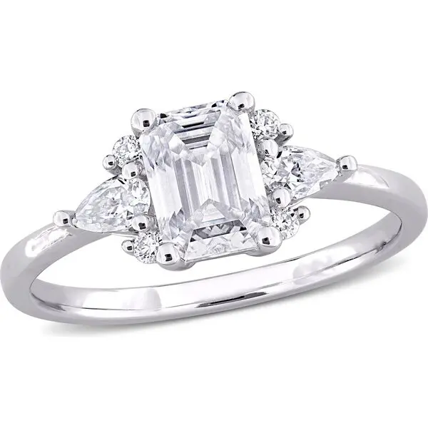 JULIANNA B. Moissanite And Ring - Sterling Silver