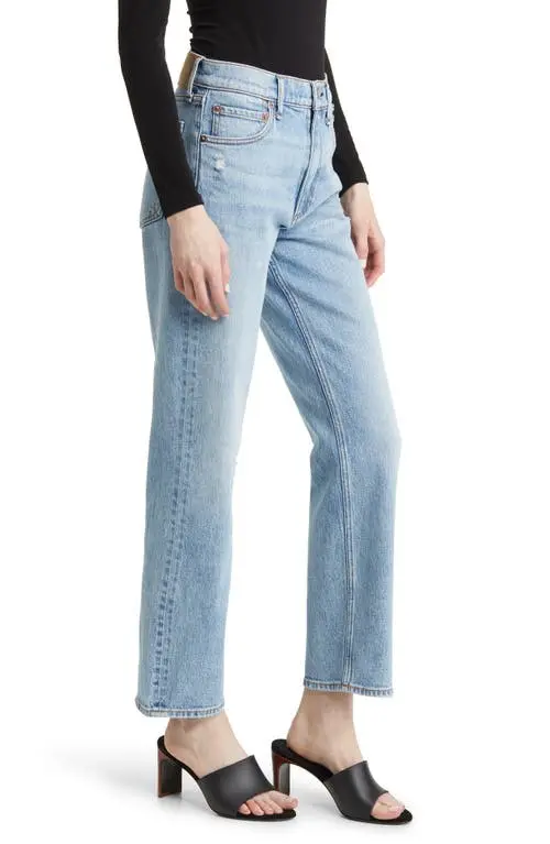 Rag & Bone Harlow Mid-rise Straight-leg Jeans - Lou1