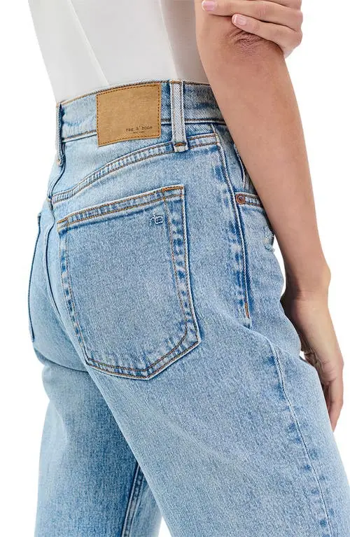 Rag & Bone Harlow Mid-rise Straight-leg Jeans - Lou1
