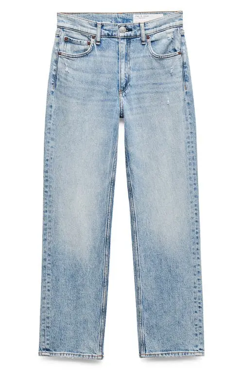 Rag & Bone Harlow Mid-rise Straight-leg Jeans - Lou1