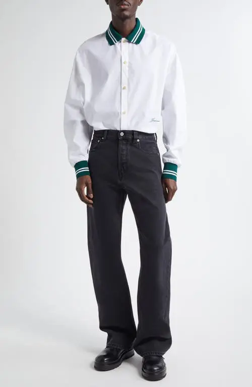 Jacquemus Le De-nîmes Droit Straight Leg Jeans - Black