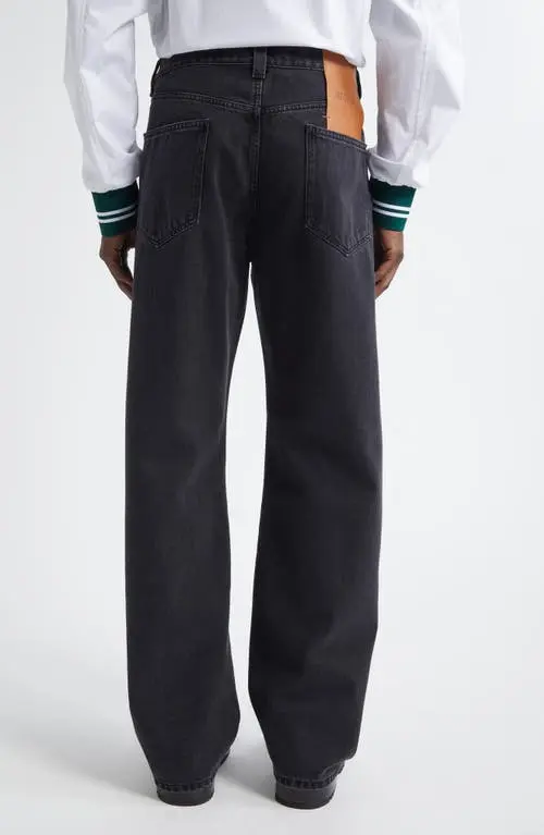 Jacquemus Le De-nîmes Droit Straight Leg Jeans - Black