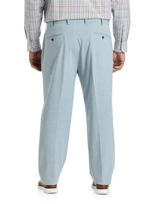 OAK HILL BY DXL Big & Tall Cross Hatch Suit Pants