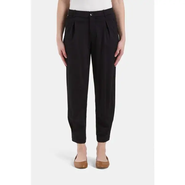 CAPSULE 121 San Marco Pleated Pants - Black