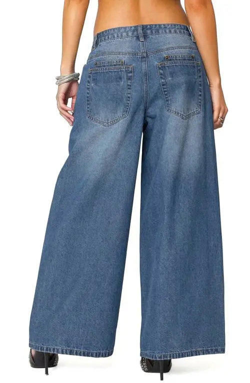 EDIKTED Jayden Low-rise Wide-leg Jeans