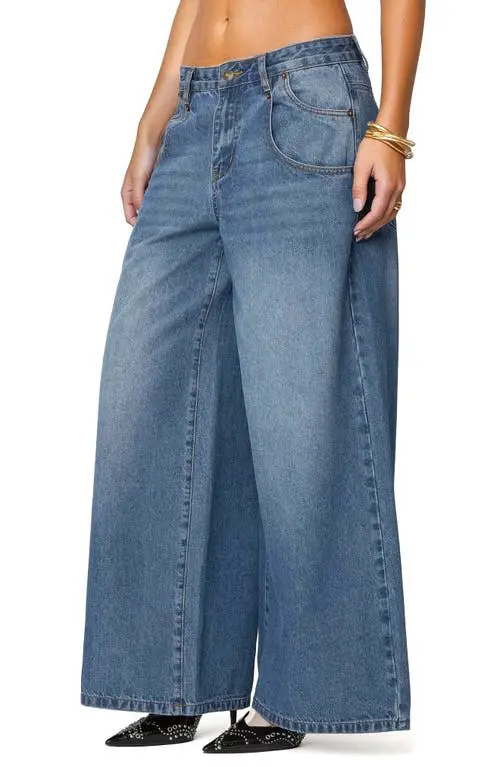 EDIKTED Jayden Low-rise Wide-leg Jeans