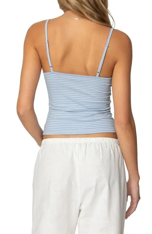 EDIKTED Tova Stripe Camisole - Light-blue