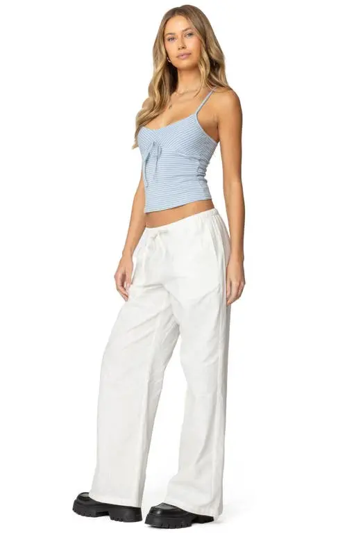 EDIKTED Tova Stripe Camisole - Light-blue