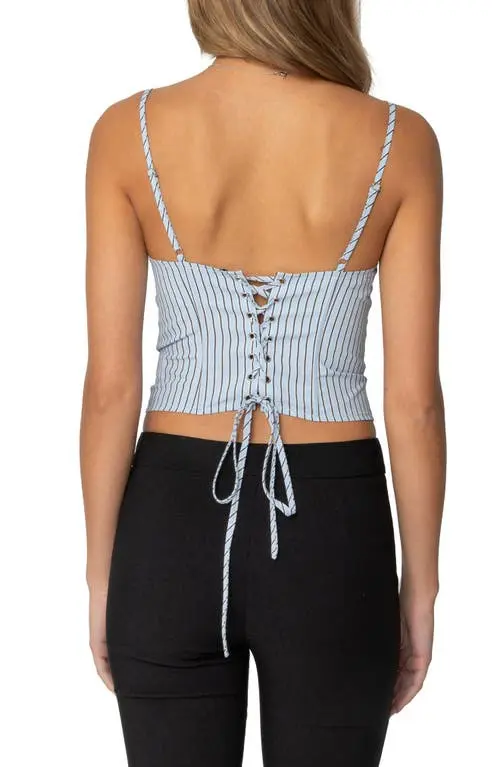 EDIKTED Louis Pinstripe Camisole