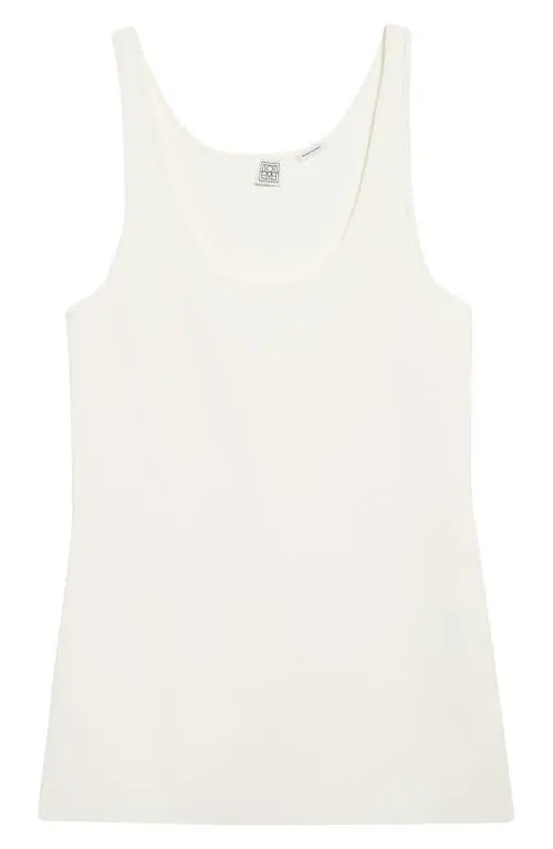 TOTEME Compact Knit Tank - White