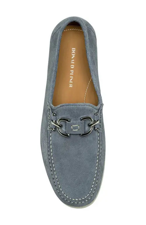 DONALD PLINER Augie Bit Loafer - Light Blue