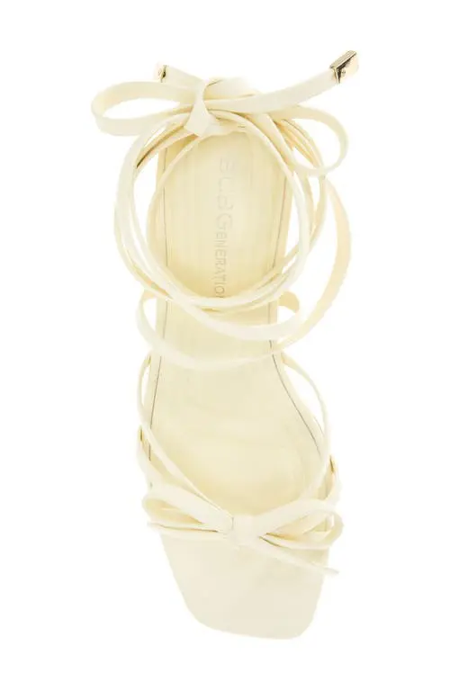 Bcbgmaxazria Imerz Ankle Wrap Sandal - Butter