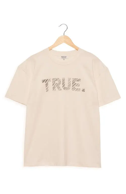 GOTTEX Printed Oversized T-shirt - Black/ivory