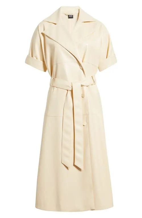Boss Dimira Belted Blazer Dress In Butter Friendly Leather - 70% Off |  Editorialist