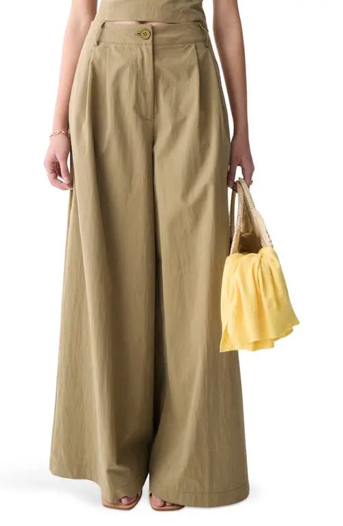 Deluc Déluc. Louna Pleated Wide Leg Pants