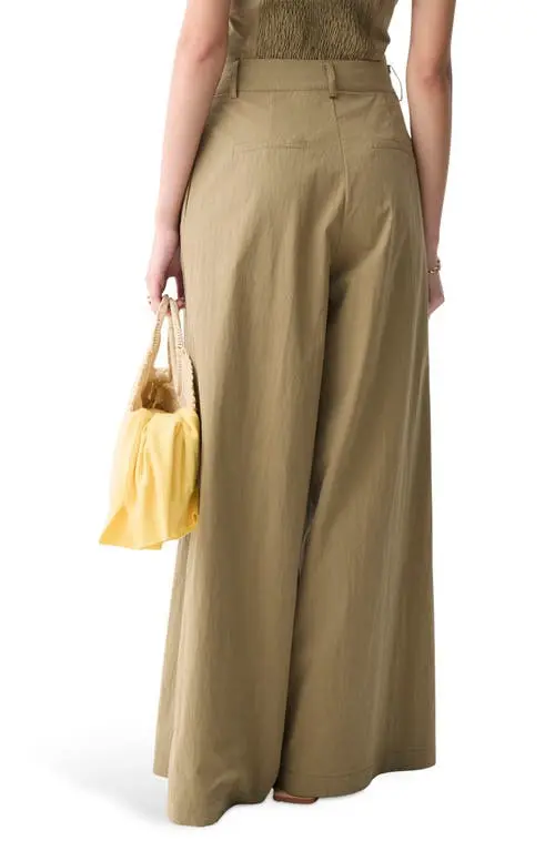 Deluc Déluc. Louna Pleated Wide Leg Pants