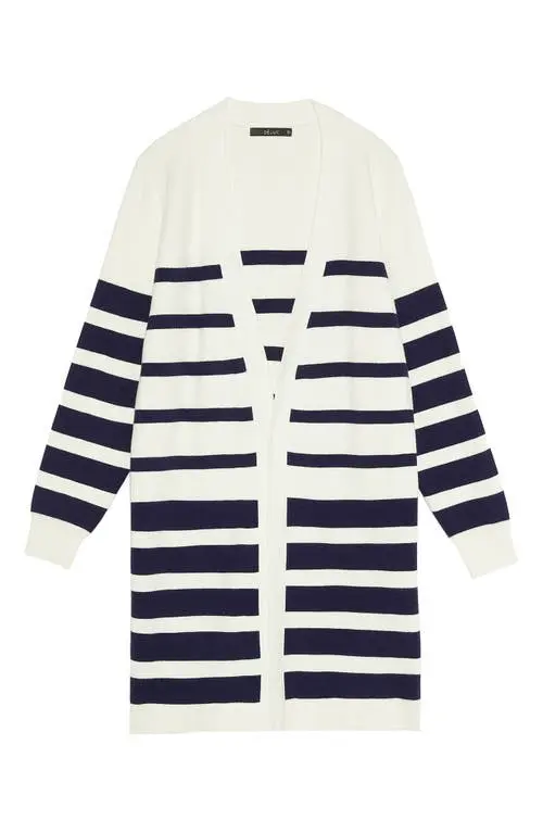 Deluc Déluc. Lagos Stripe Open Front Cardigan