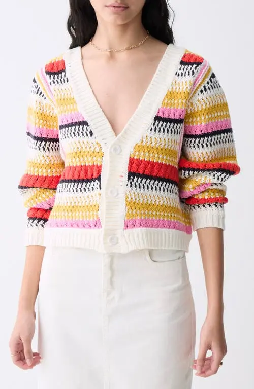 Deluc Déluc. Ponte Stripe Reversible Cardigan