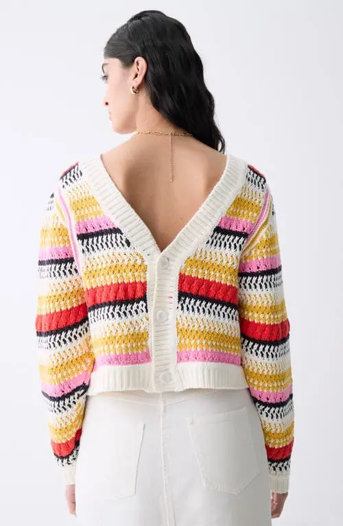 Deluc Déluc. Ponte Stripe Reversible Cardigan