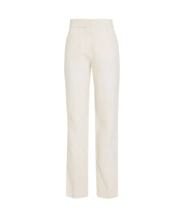 Jacquemus Tibau Linen-blend Straight-leg Pants