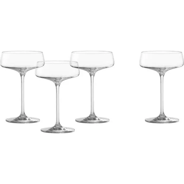 SCHOTT ZWIESEL Sensa Set Of 4 Coupé Cocktail Glasses - Clear