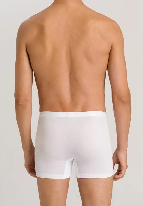Hanro Cotton Pure Cotton Boxer Brief With Fly